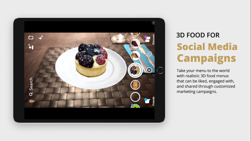 3D Food and Drink Interactive Solutions - Virtual Reality Marketing
