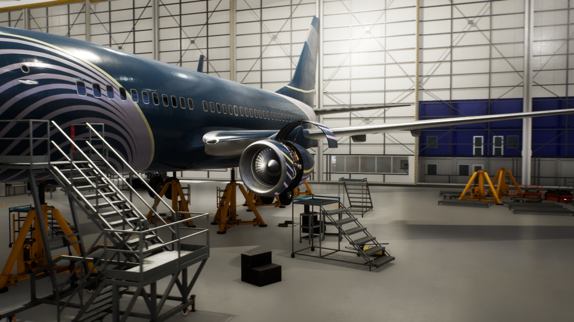 VR Boeing 737 Next Gen Thrust Reverser - Virtual Reality Marketing