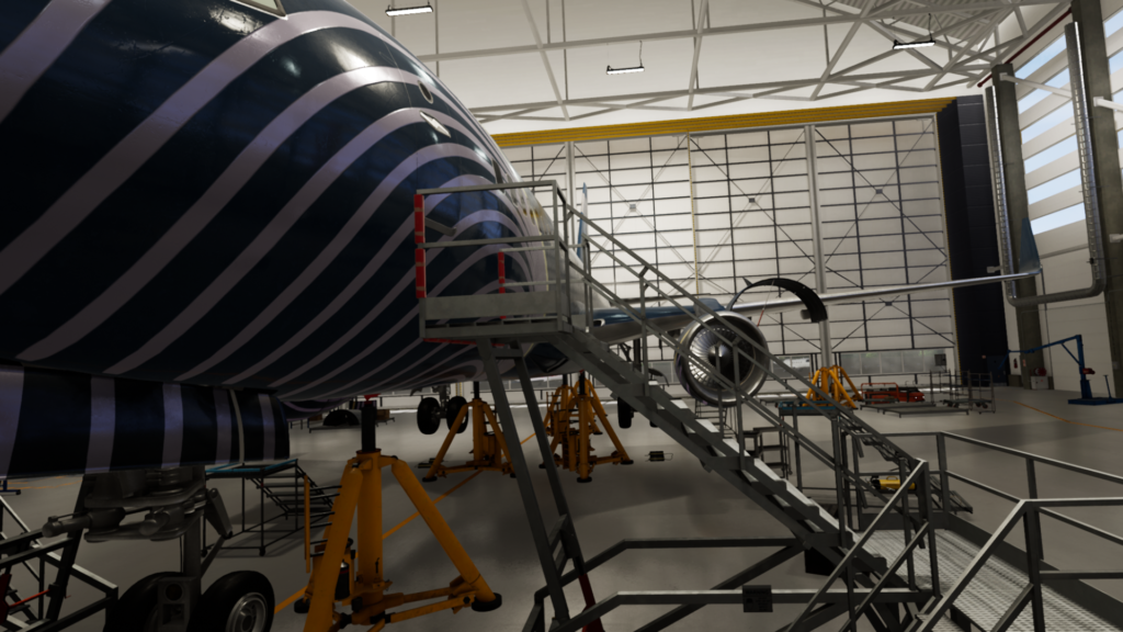 VR Boeing 737 Next Gen Thrust Reverser - Virtual Reality Marketing