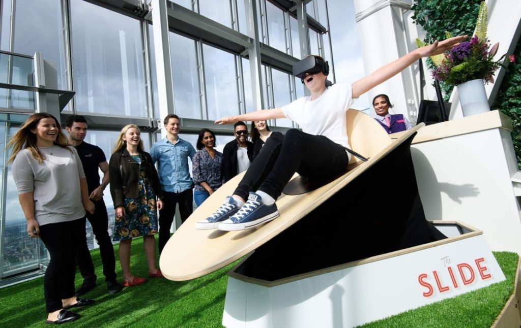 The View from The Shard VR Slide - Virtual Reality Marketing