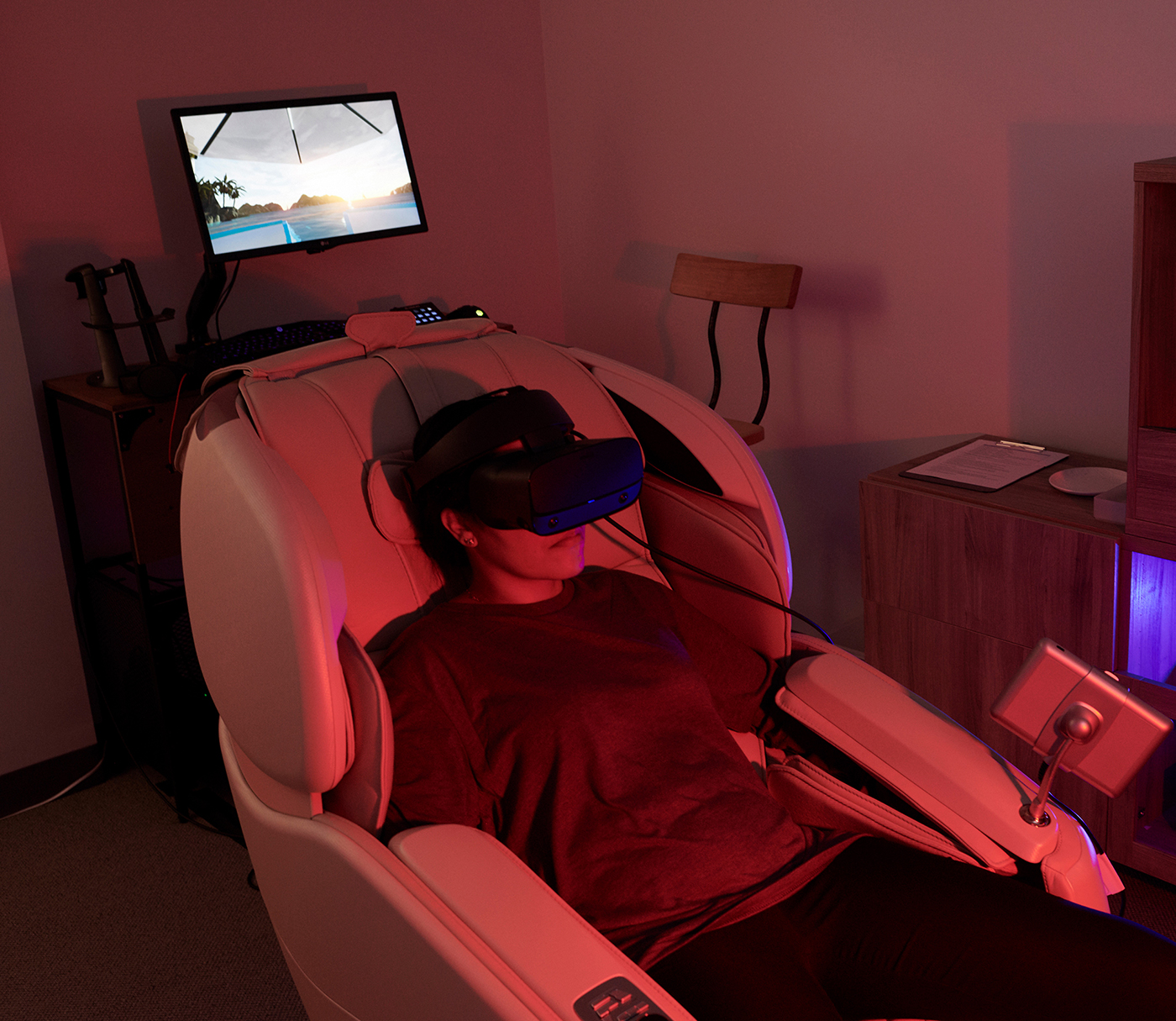 Esqapes Virtual Massage - Virtual Reality Marketing