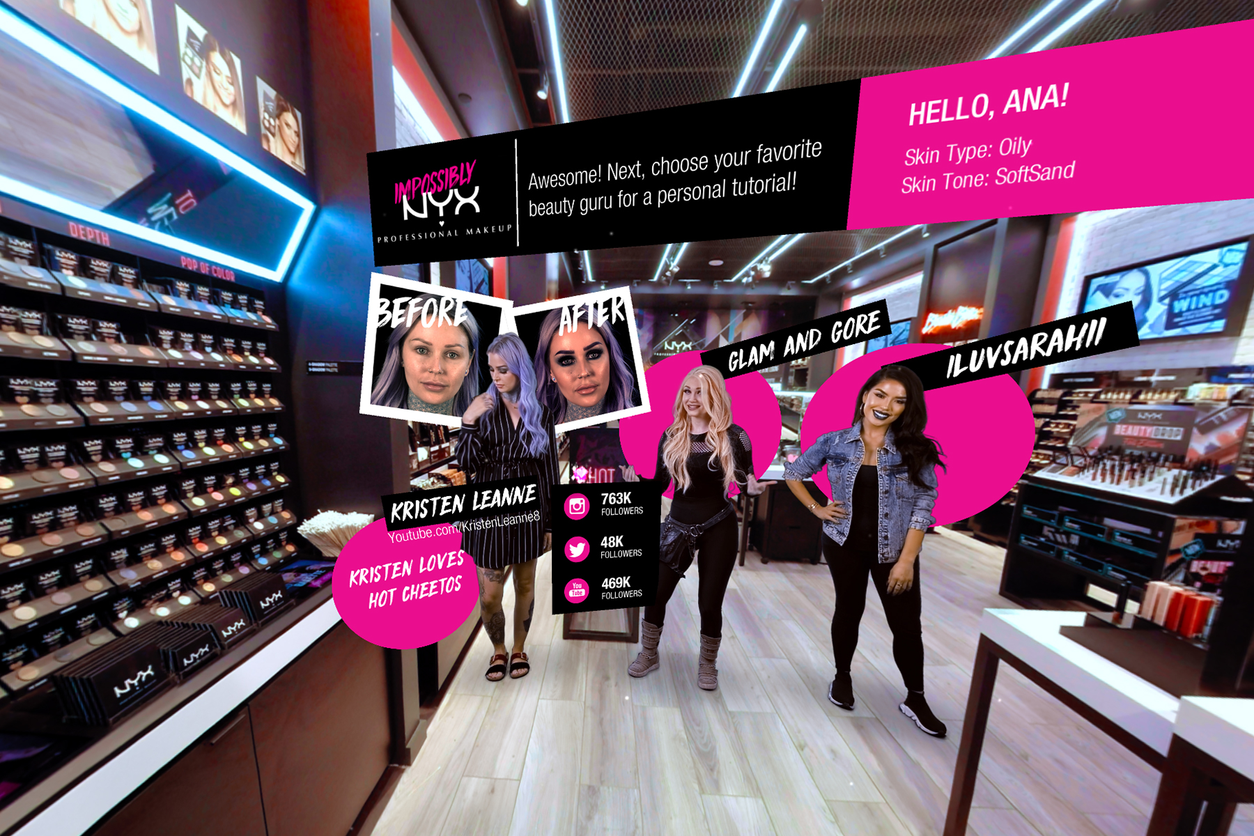 NYX Professional MakeUp - Virtual Reality Marketing
