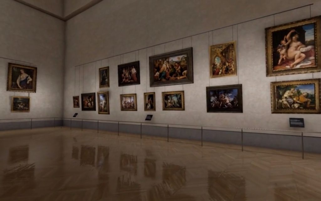 The Mona Lisa Room - Virtual Reality Experience - Virtual Reality Marketing