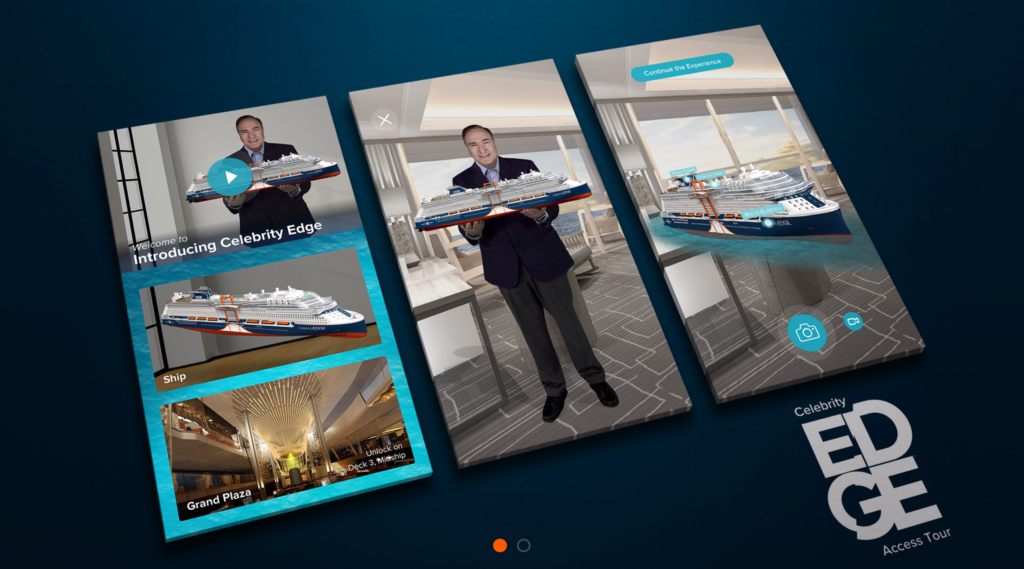 Celebrity Edge Access Tour App - Virtual Reality Marketing