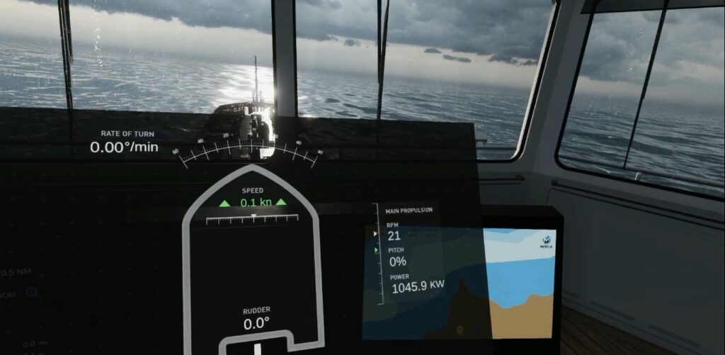 Morild Navigator - Ship & Bridge Simulator - Virtual Reality Marketing