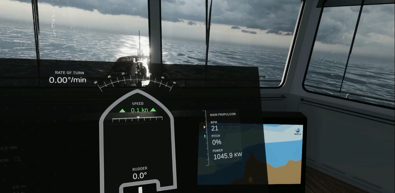 Morild Navigator - Ship & Bridge Simulator - Virtual Reality Marketing