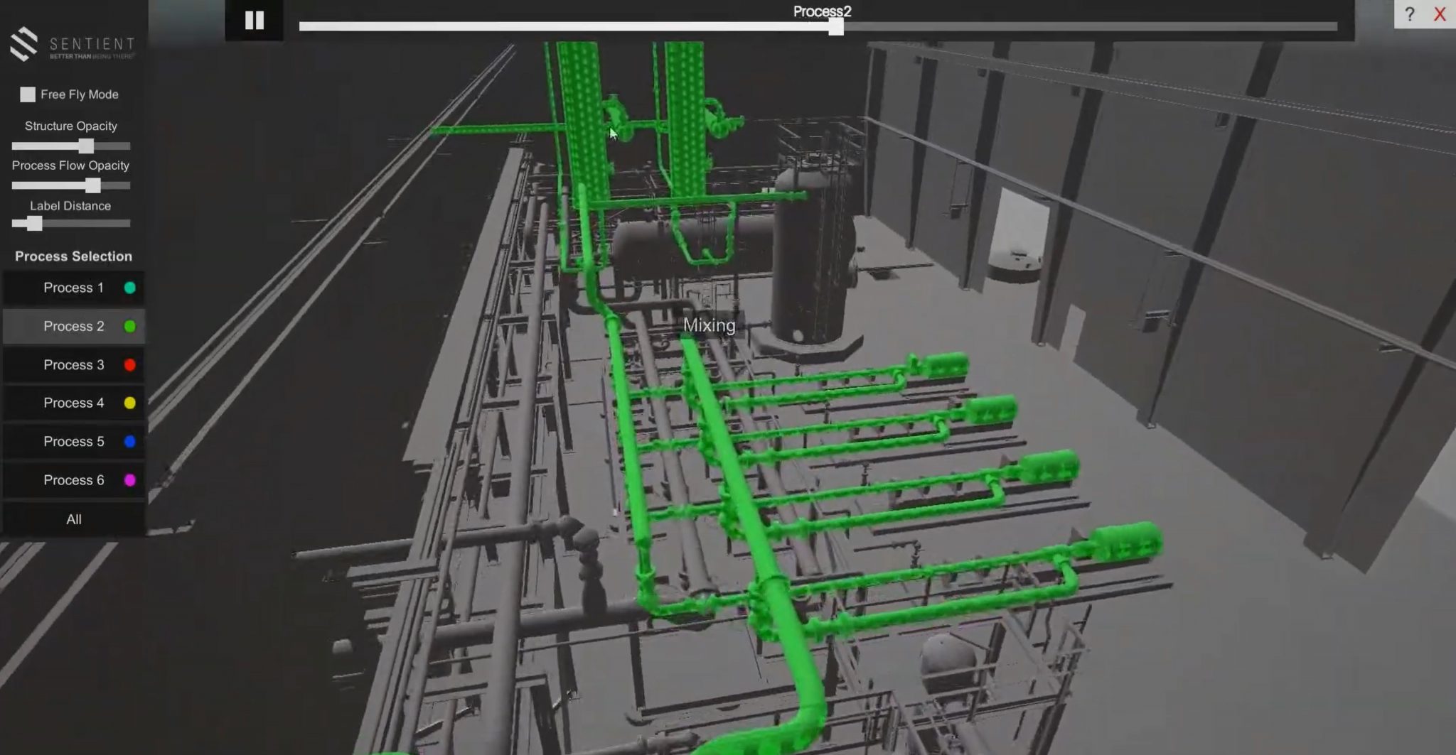 Process Flow Visualiser - Virtual Reality Marketing