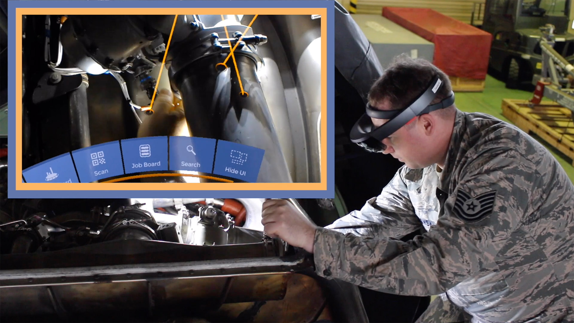 Aircraft Maintenance USAF - Virtual Reality Marketing