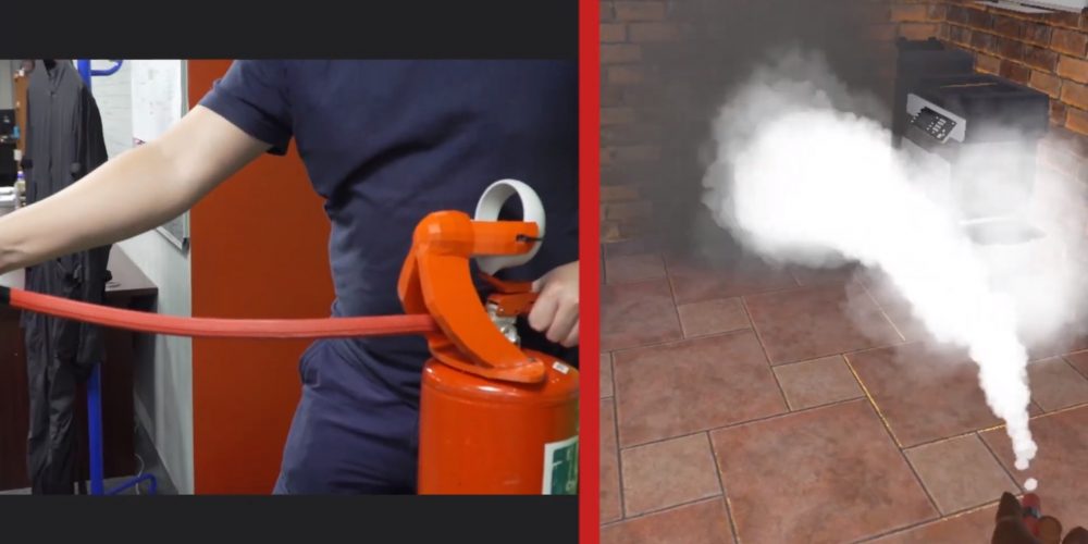 Tactile VR Fire Fighting - Virtual Reality Marketing